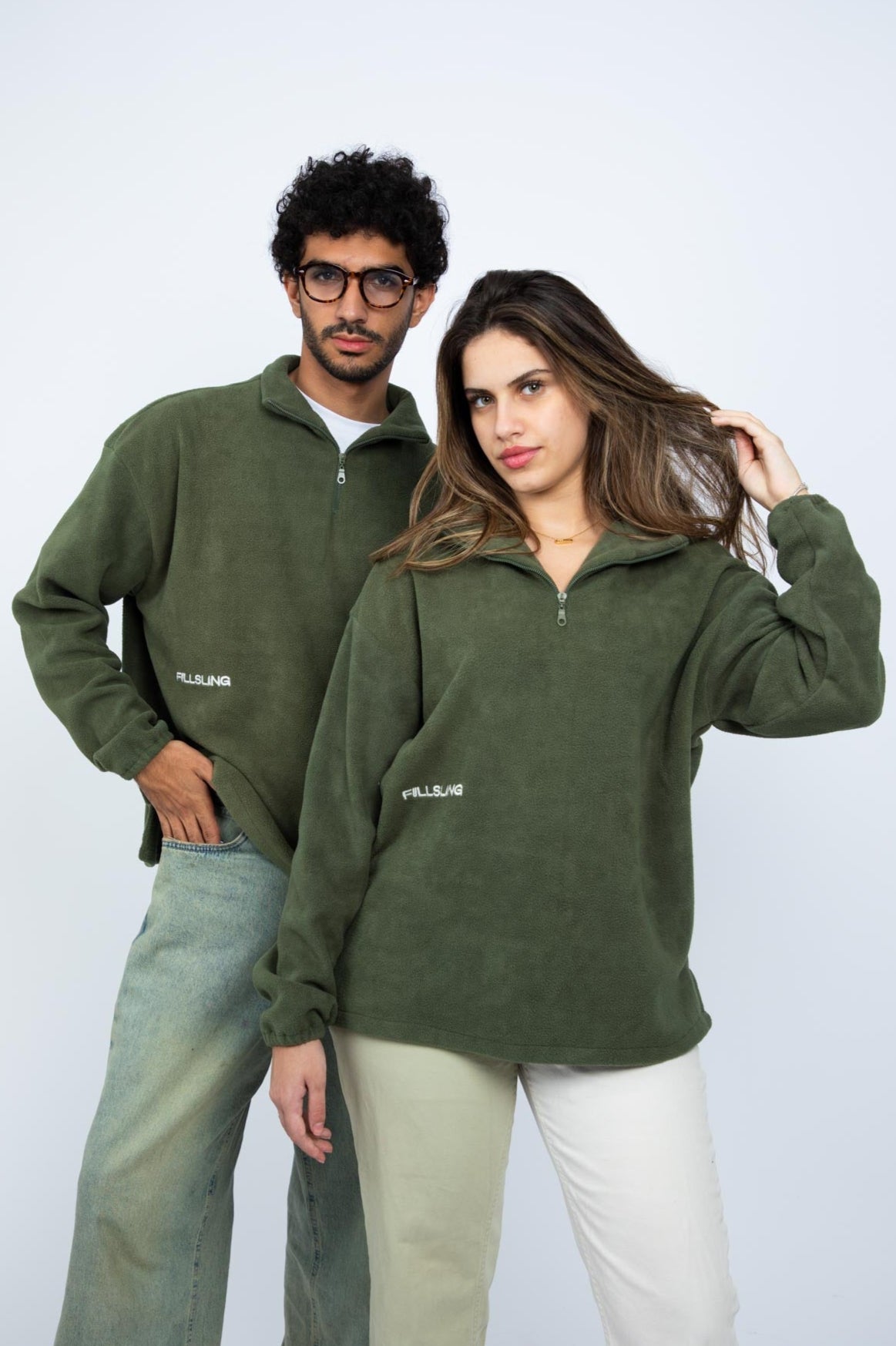 Olive Fleece Polar – fullslang