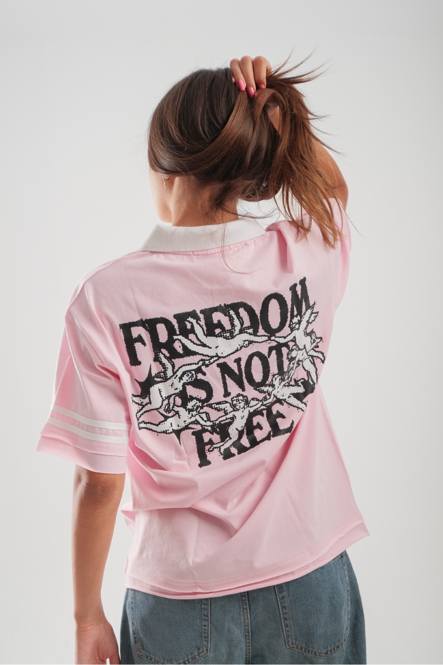 Freedom Printed Polo – fullslang
